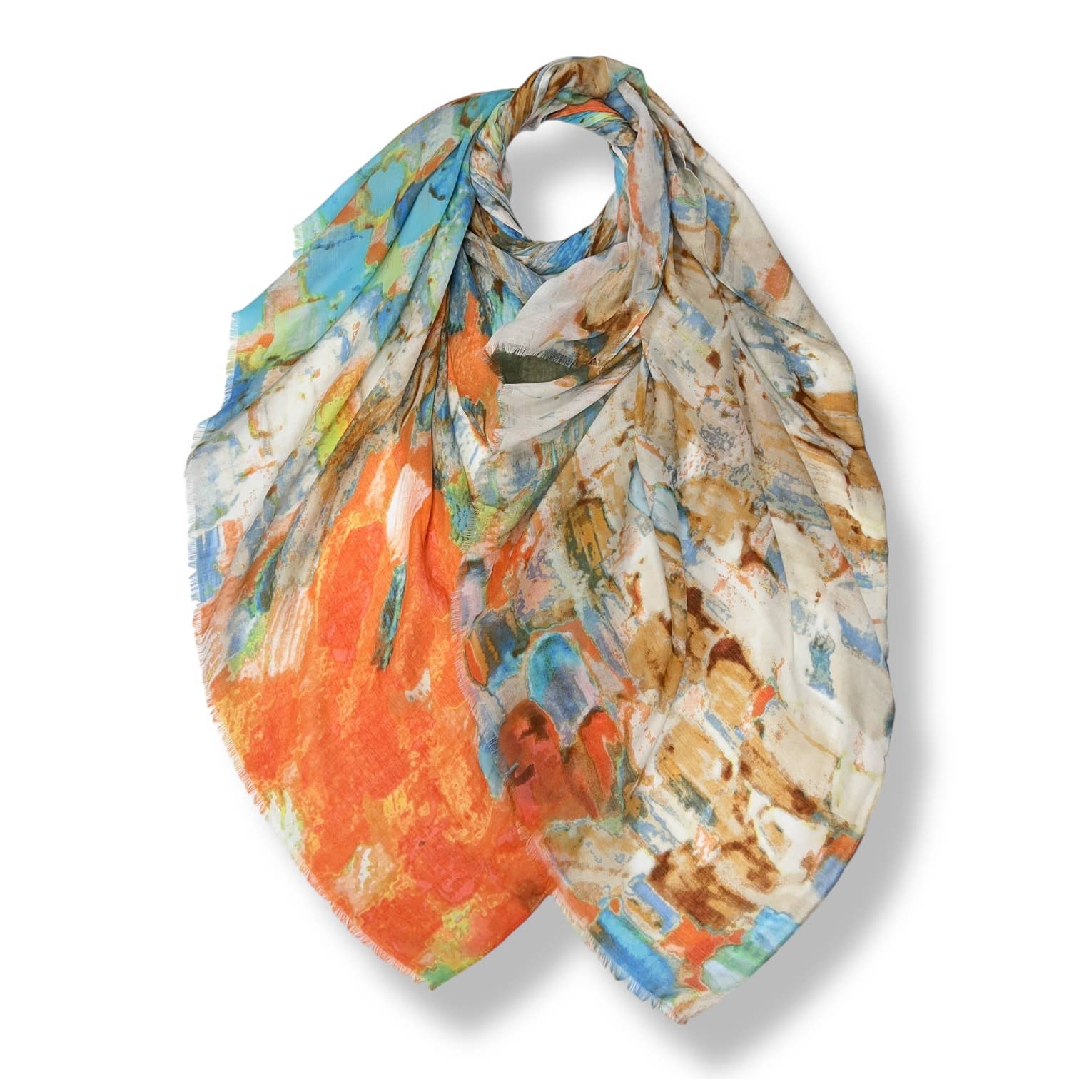 Bright Coloured Canvas Scarf – Luna UK